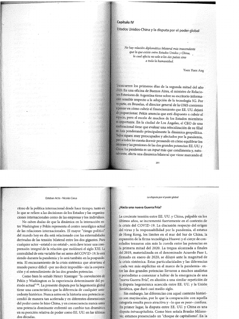 La Disputa Por El Poder Global - ACTIS | PDF