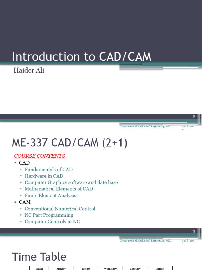 Ch-1 Introduction To CAD | Download Free PDF | Computer Aided Design ...