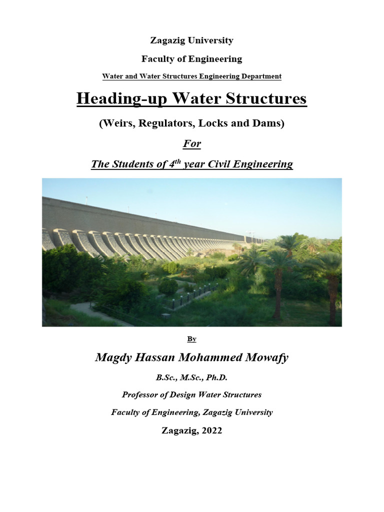 Heading-Up Water Structures Book | PDF | Dam | Spillway
