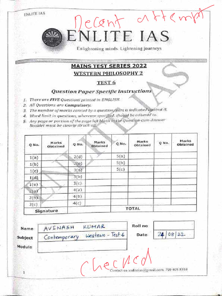 Philosophy-National-Topper-UPSC-CSE-2022-AIR-17-Avinash-Kumar-Contemporary-Western-Philosophy ...
