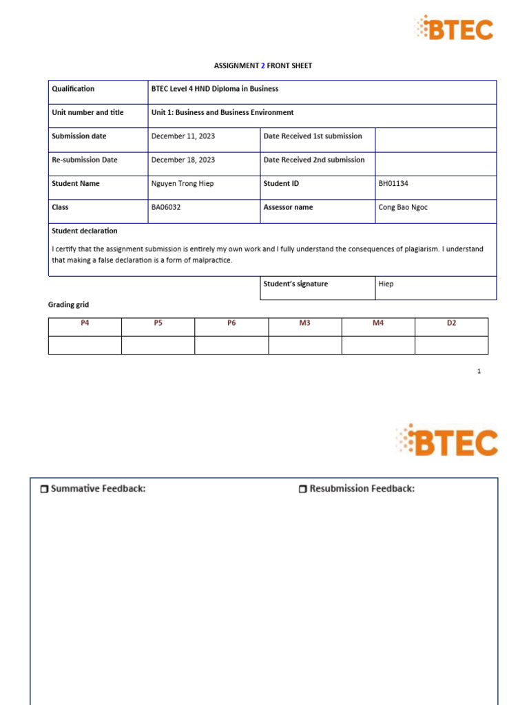 Final Asm2 BBE NguyenTrongHiep BH01134 | PDF | Banks | Inflation