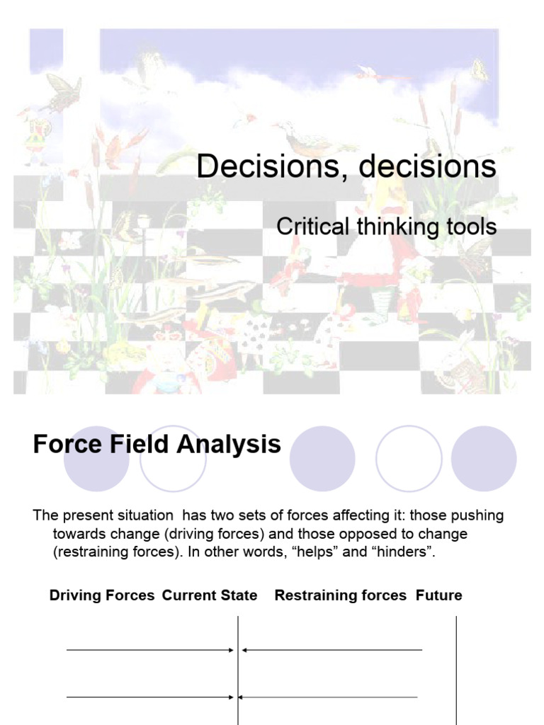 Key Critical Thinking Tools Explained | PDF | Feeling | Thought