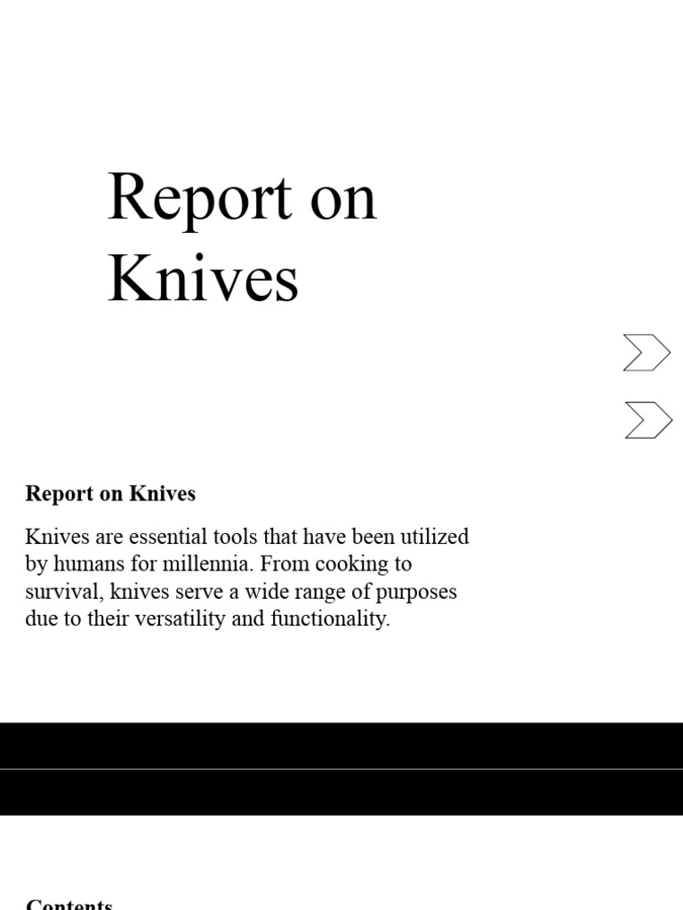Knife | PDF