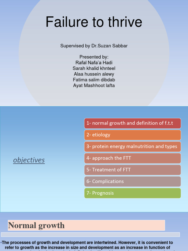 Failure To Thrive 2 | PDF | Malnutrition | Hypertension