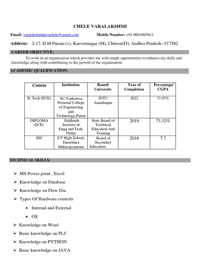 ECE Resume | PDF | Emotions | Psychology