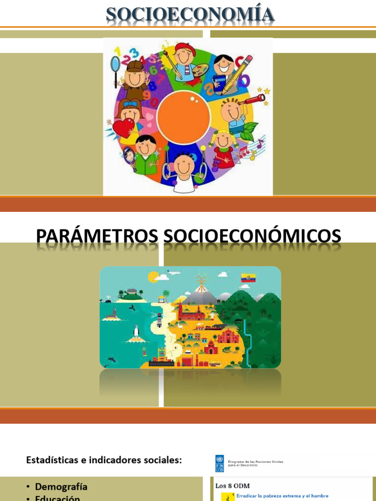 Parámetros Socioeconómicos | PDF | America latina | Entorno natural