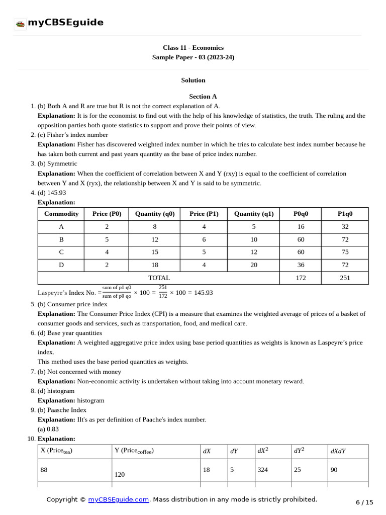 Sol11 Economics SP 03-Pages-Deleted | PDF | Profit (Economics ...