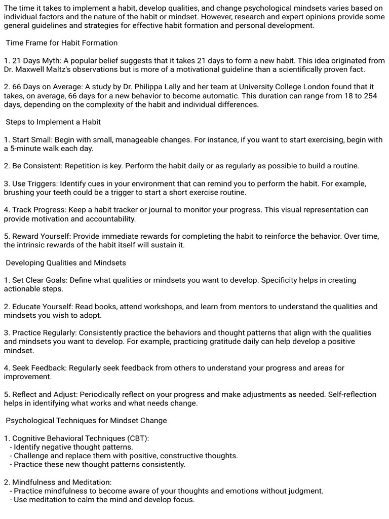 Wordpad - Plus - Untitled Document | PDF | Disciplines | Habits