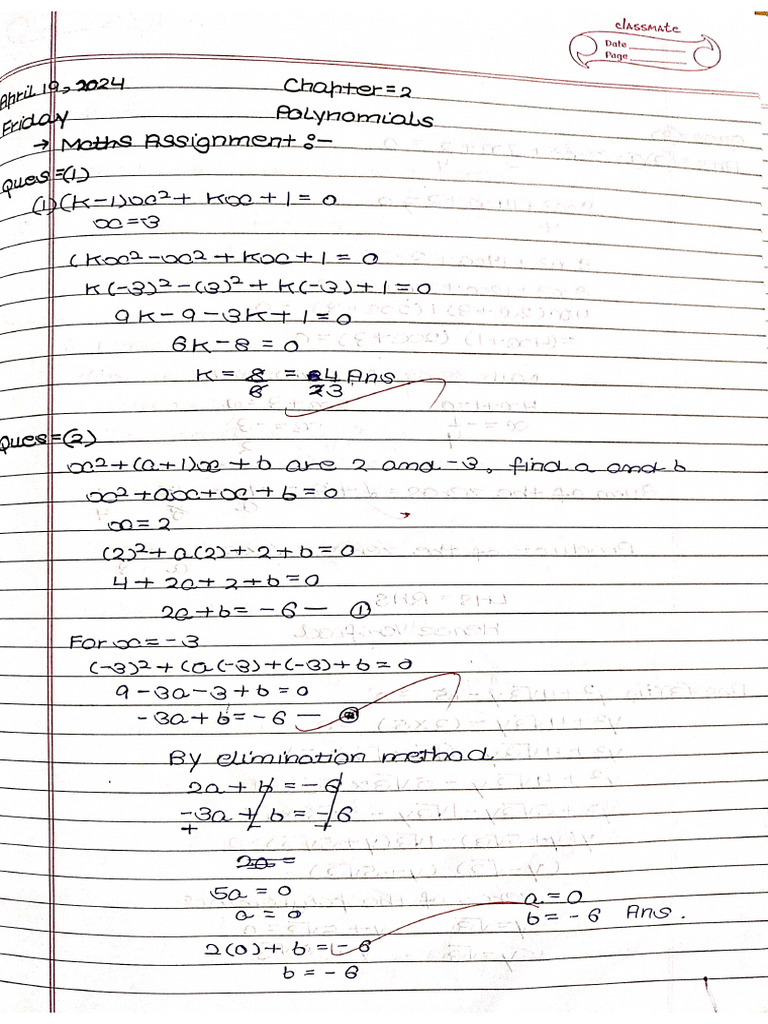 Assignment Chapter 2 | PDF