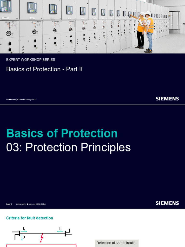 Webinar Presentation Basics of Protection - Part II | PDF | Electrical ...