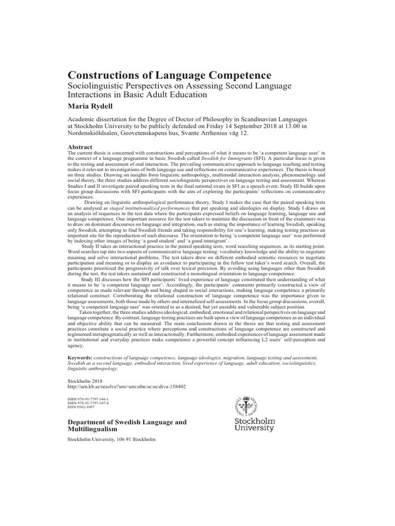 Full Text 01 | PDF | Linguistics | Discourse