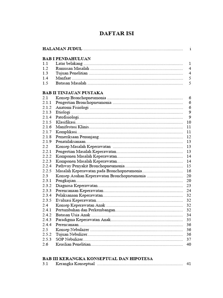 DAFTAR ISI Fix | PDF