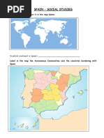 Physical Geography of Spain Maps | PDF | Spain | Physical Geography