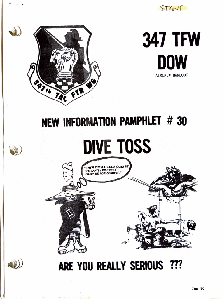 347th TFW Dow Nip 30 Dive Toss | PDF