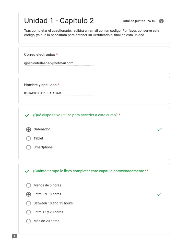 examen U1 C2 | PDF | Comportamiento | Problemas de juego