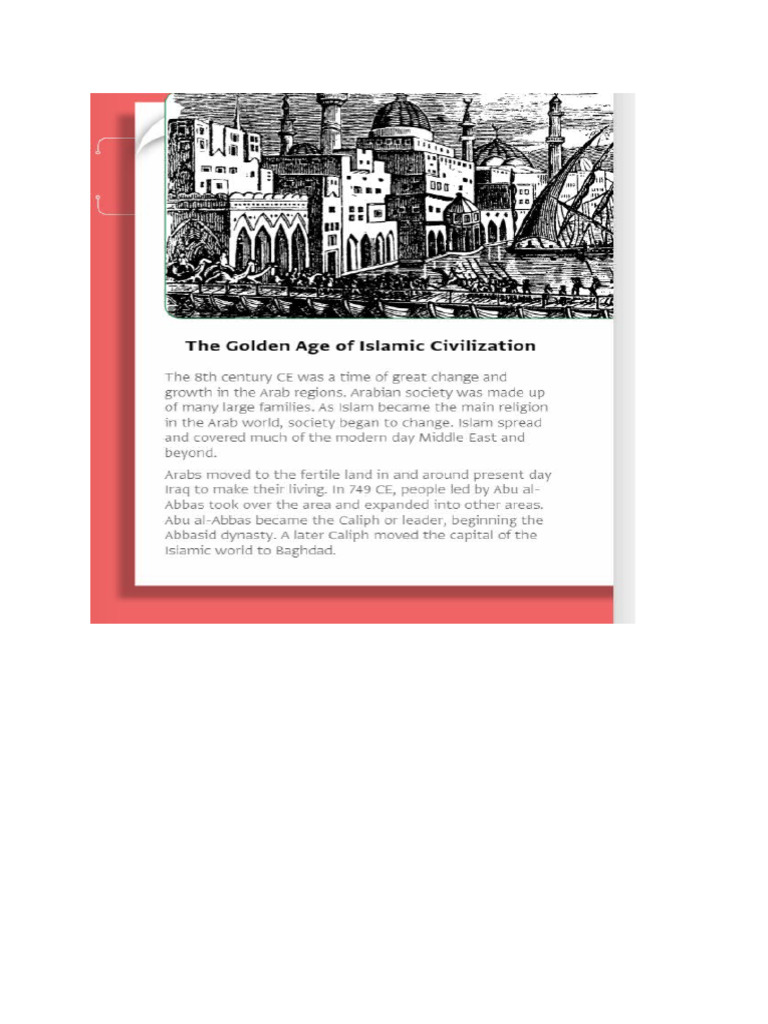 Text Pages Golden Age and Baghdad City | PDF
