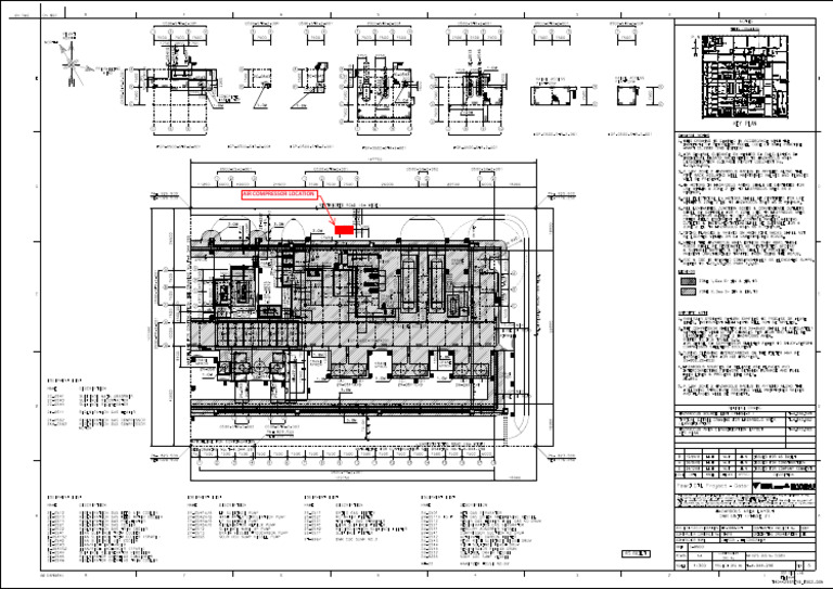 HAZARDOUS PLOT PLAN (Air Compressor Location) | PDF | Gas Technologies ...