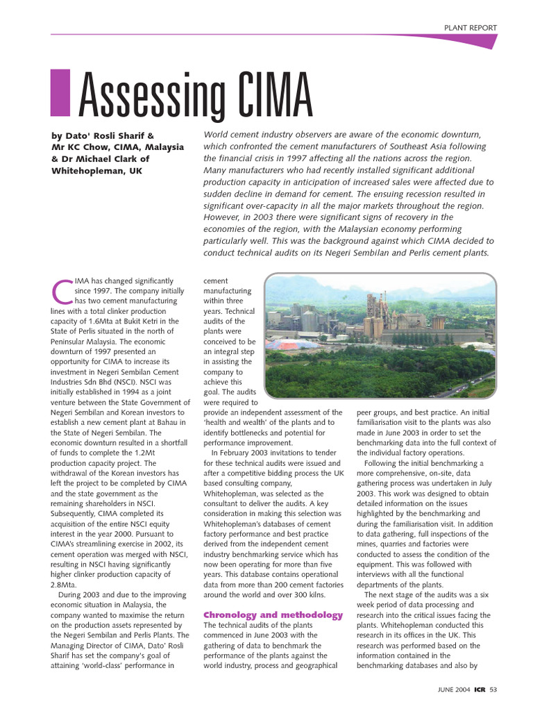 Assessing CIMA | PDF | Cement | Audit