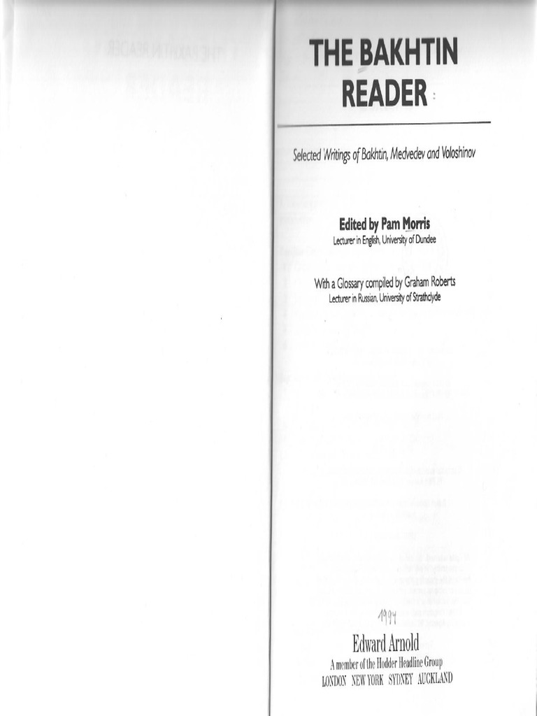 Bakhtin On+the+chronotope | PDF
