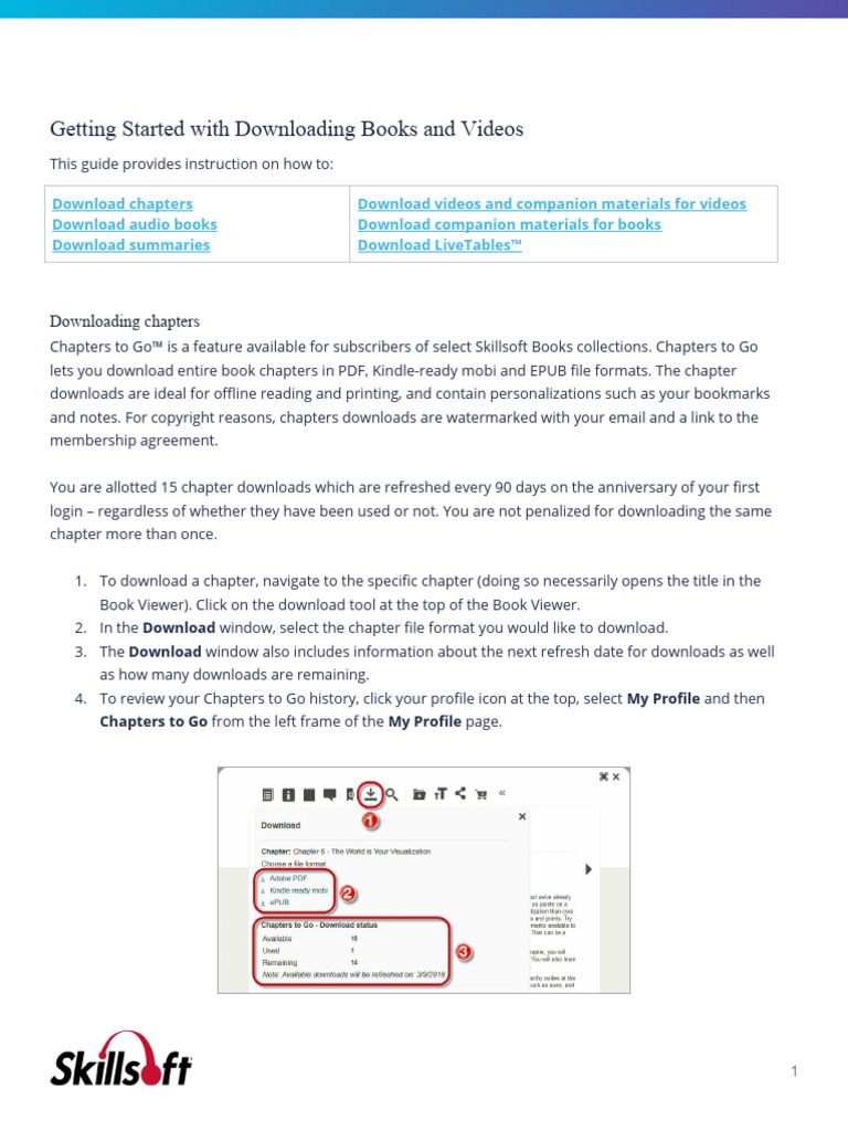 SP8 QSG Book and Video Downloads Learner | PDF | Spreadsheet | Download