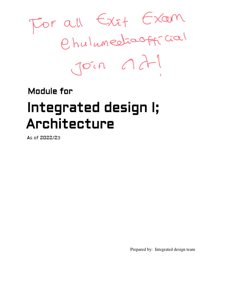 Integrated Design Project I (Hulumediaofficial | PDF | Building ...