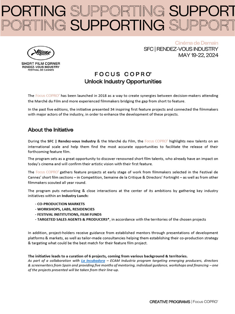 Guidelines-Focus COPRO'2024 | PDF | Human Communication