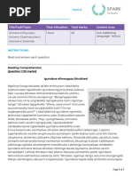 Grade 6 Isizulu Comprehension | PDF