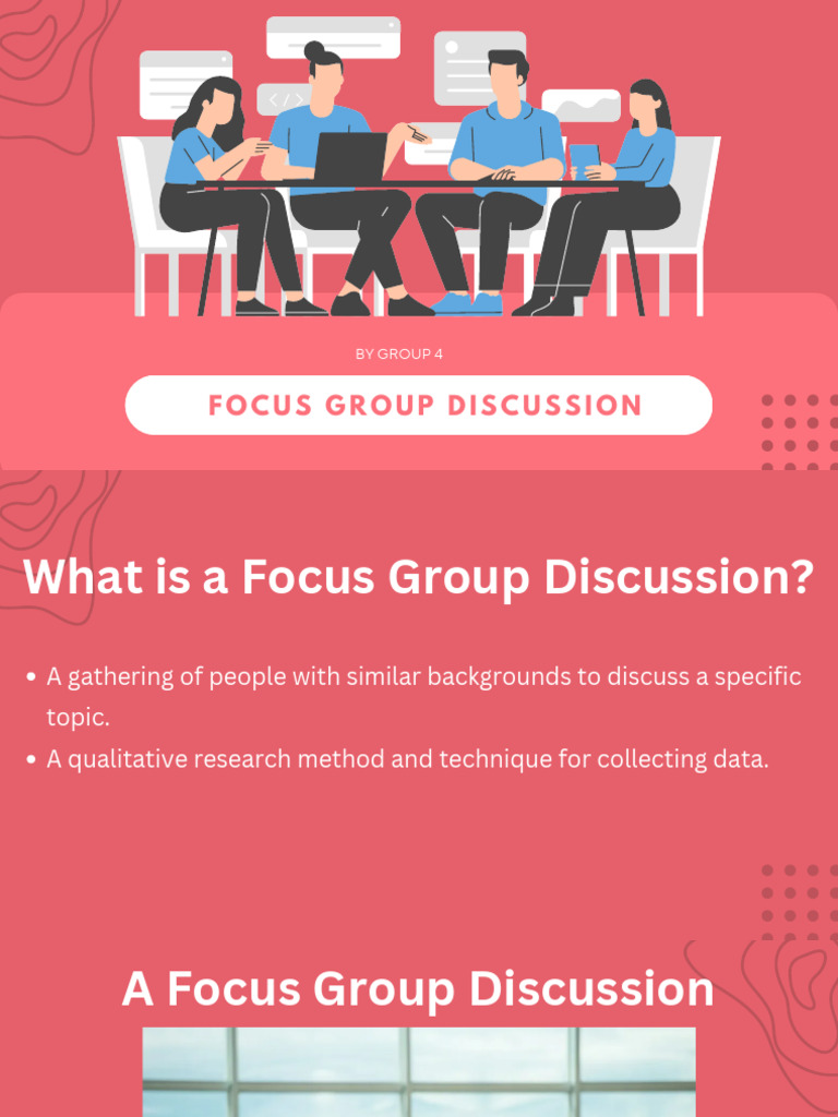 Focus Group Discussion Overview | PDF | Career & Growth