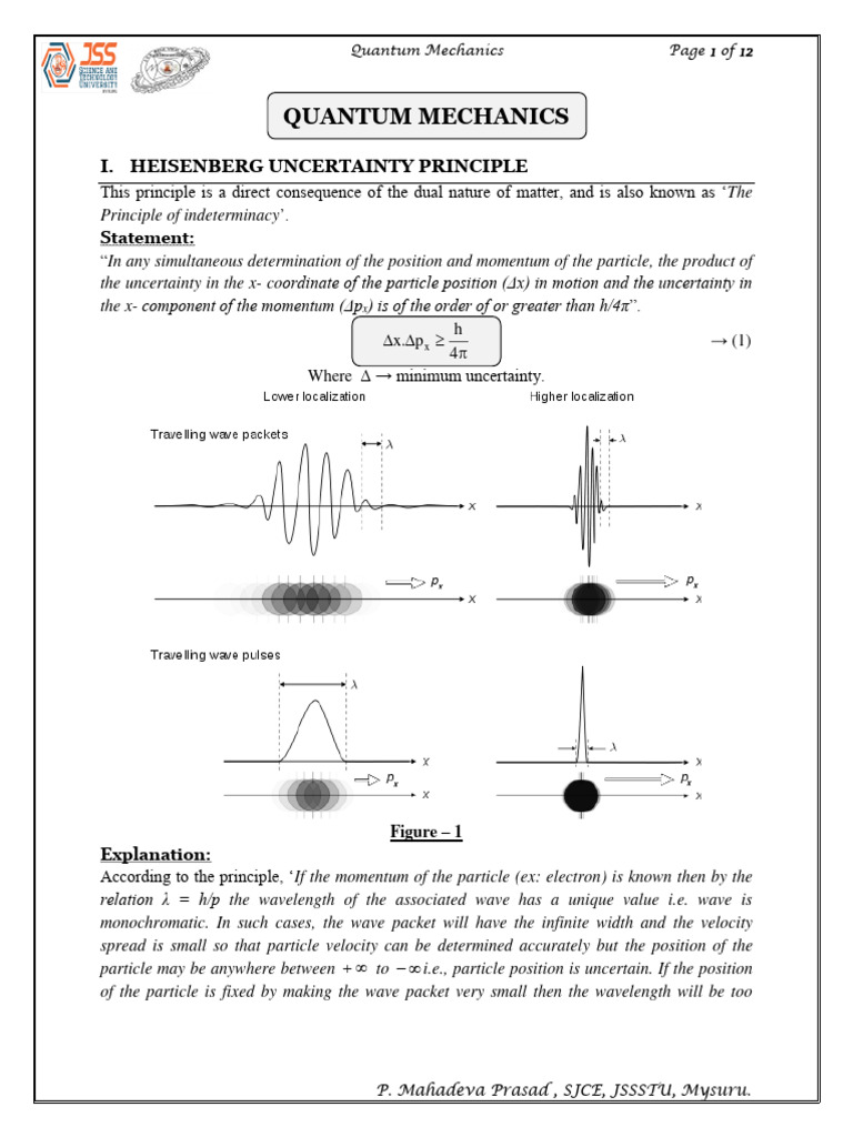 Quantam_Mechanics | Download Free PDF | Uncertainty Principle | Wave Function