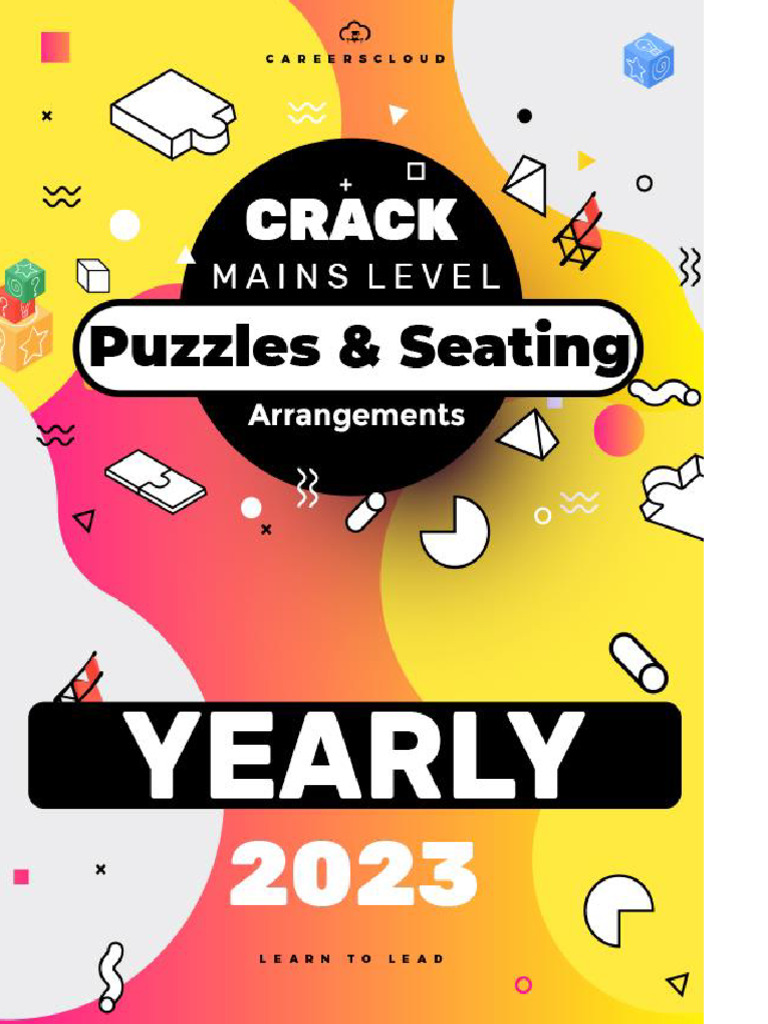Puzzle & Seating Mains PDF - Yearly 2023 1 PDF | PDF | Numbers | Consonant
