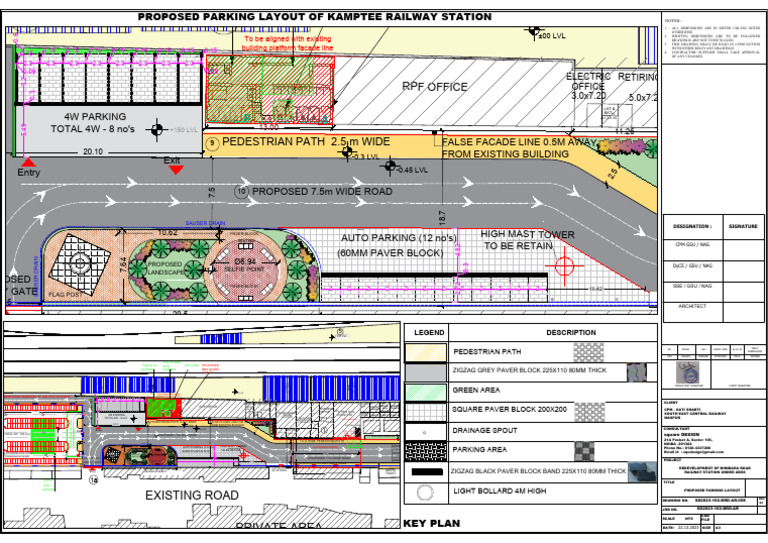 BHANDARA PROPOSED PARKING LAYOUT | PDF