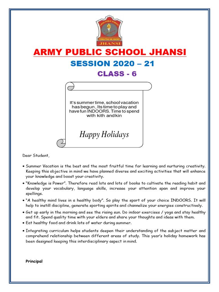 Holiday Homework Class 6 | PDF | Numbers | Prime Number