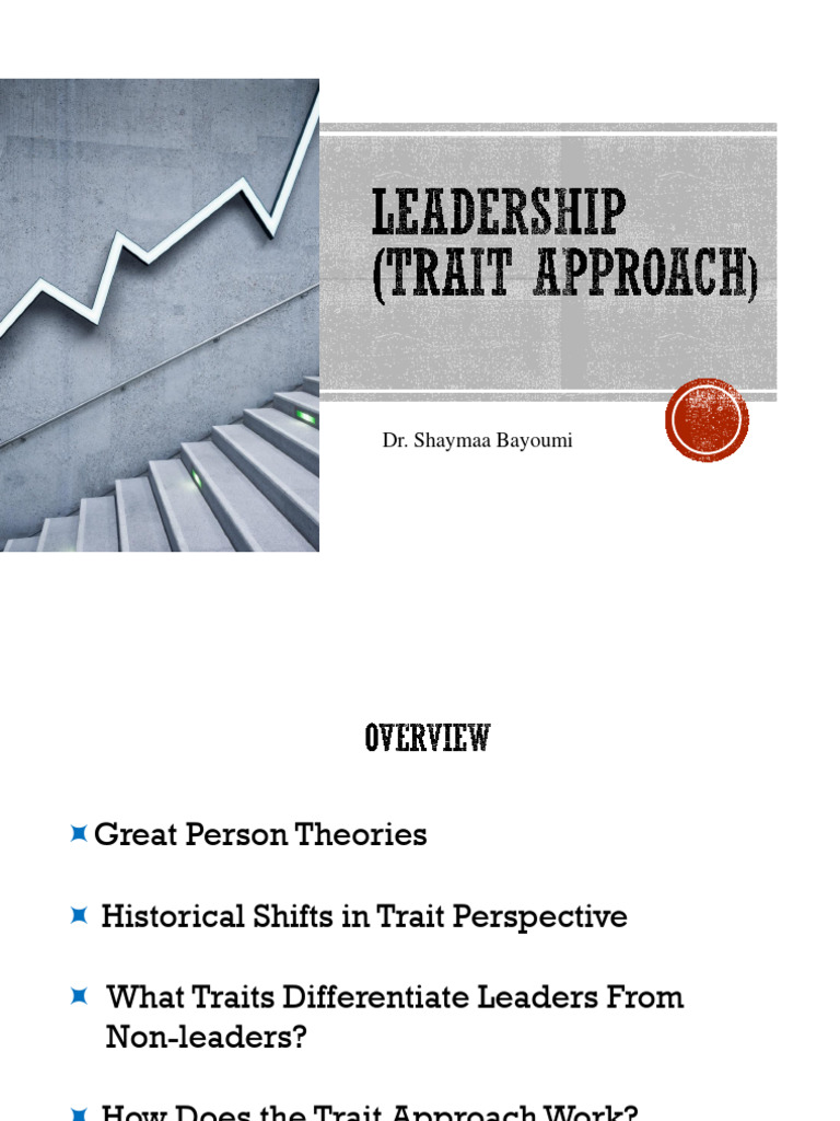 Trait Approach | PDF | Leadership | Social Psychology