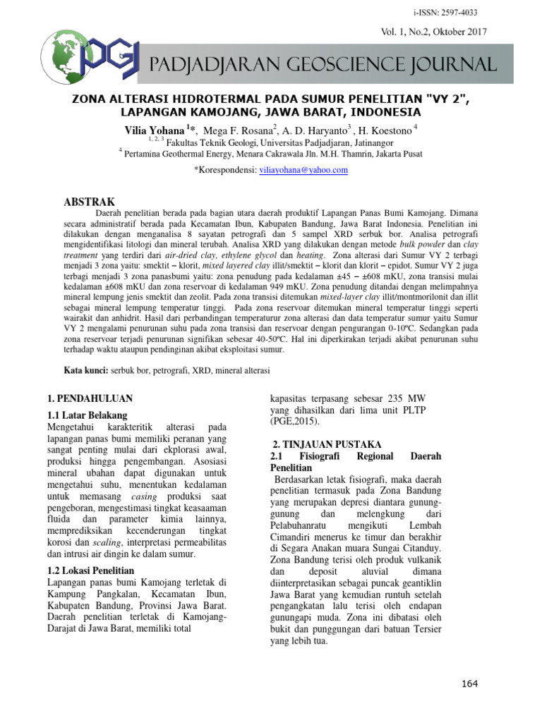 Zona Alterasi Hidrotermal Pada Sumur Pen | PDF
