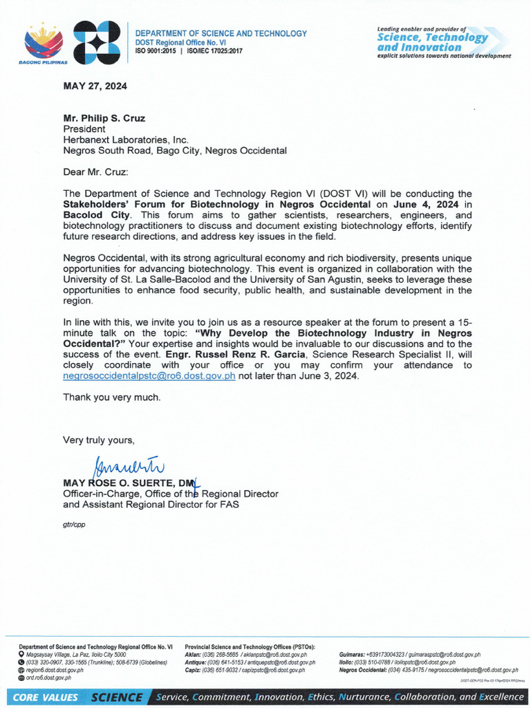 Speakers Invitation | PDF