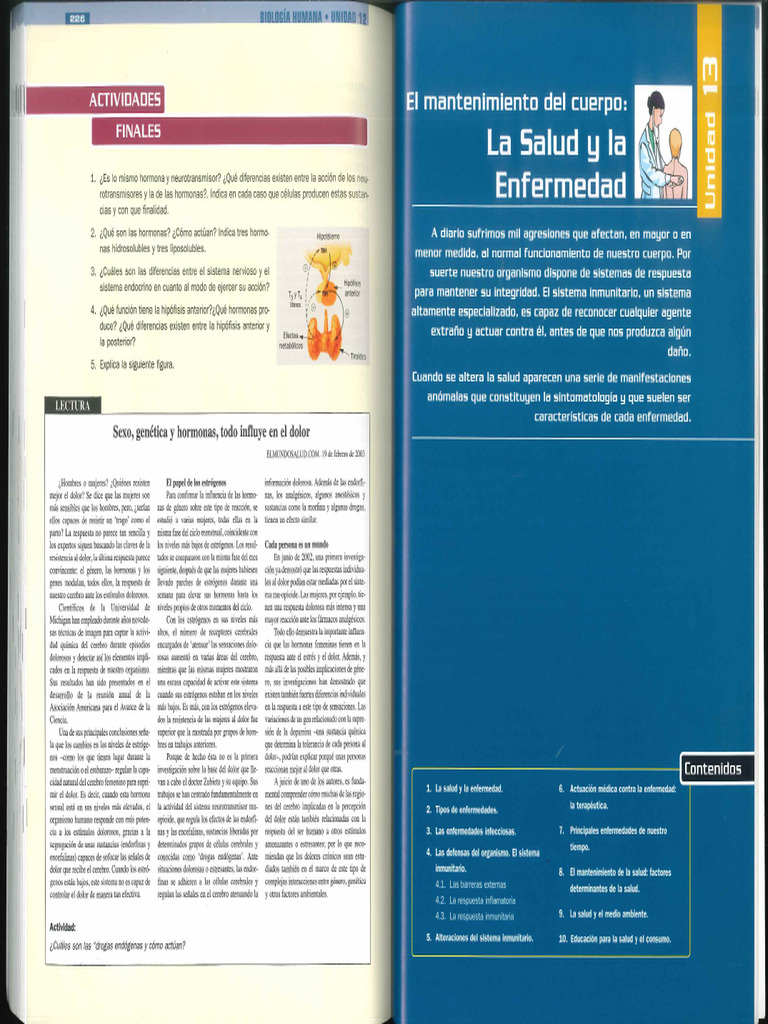 Tema 13 - La Salud y La Enfermedad | PDF