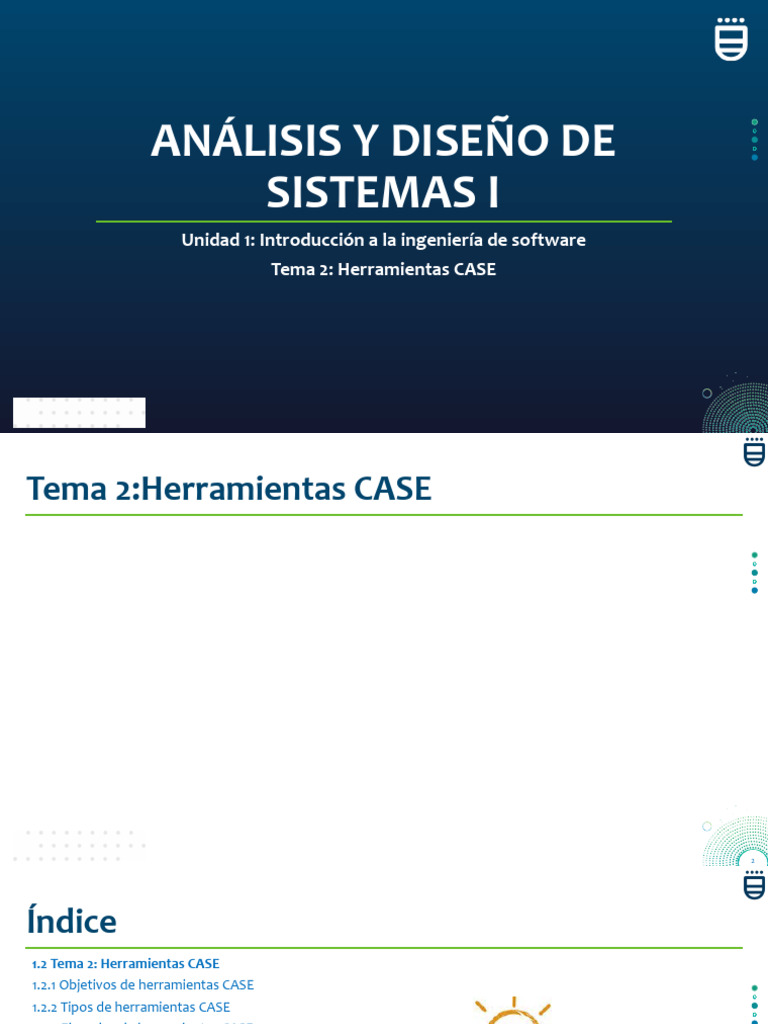 PPT U01 T02 2022 03 Analisis y Diseño de Sistemas I (2392) | PDF | Software | Ingeniería de software