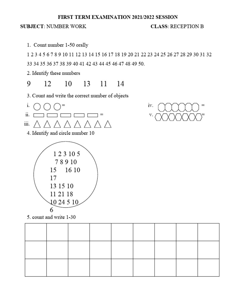 First Term Examination 2021-1 | PDF