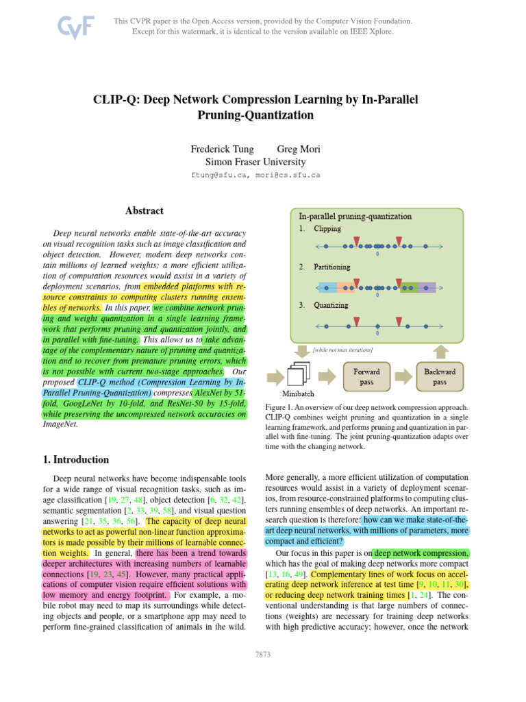 (P4) CLIP-Q Deep Network | PDF | Mathematical Optimization | Data Compression