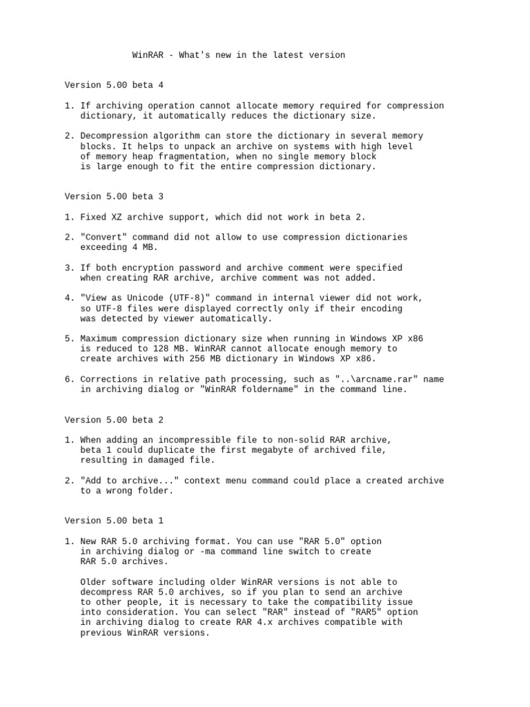 Whats New | PDF | Zip (File Format) | Computer File