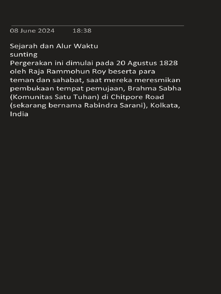 Sejarah Dan Alur Waktu | PDF