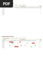 Annual Leave Plan Template 2024 | PDF