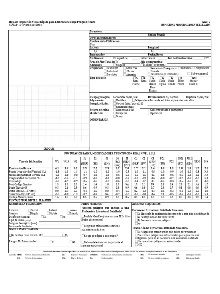Ficha Evr Fema P-154 | PDF