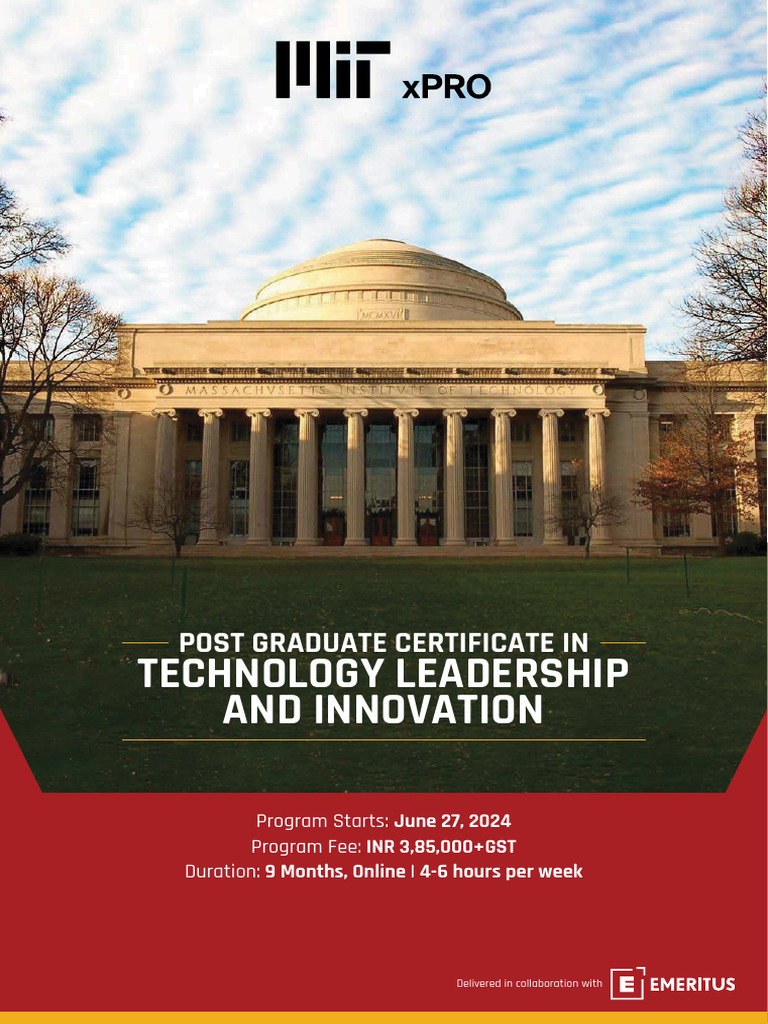 MIT TLIP - Brochure - Q4 Run 2 | PDF | Machine Learning | Strategic ...