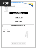 Business Studies P2 Nov 2024 Eng | PDF | Corporate Social ...