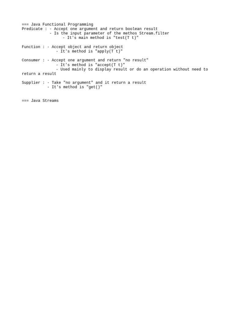 Java Functional Programming | PDF Java Functional Programming | PDF