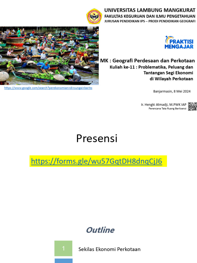 Kuliah-11 Pendidikan Geografi ULM | PDF | Pengelolaan Keuangan & Uang