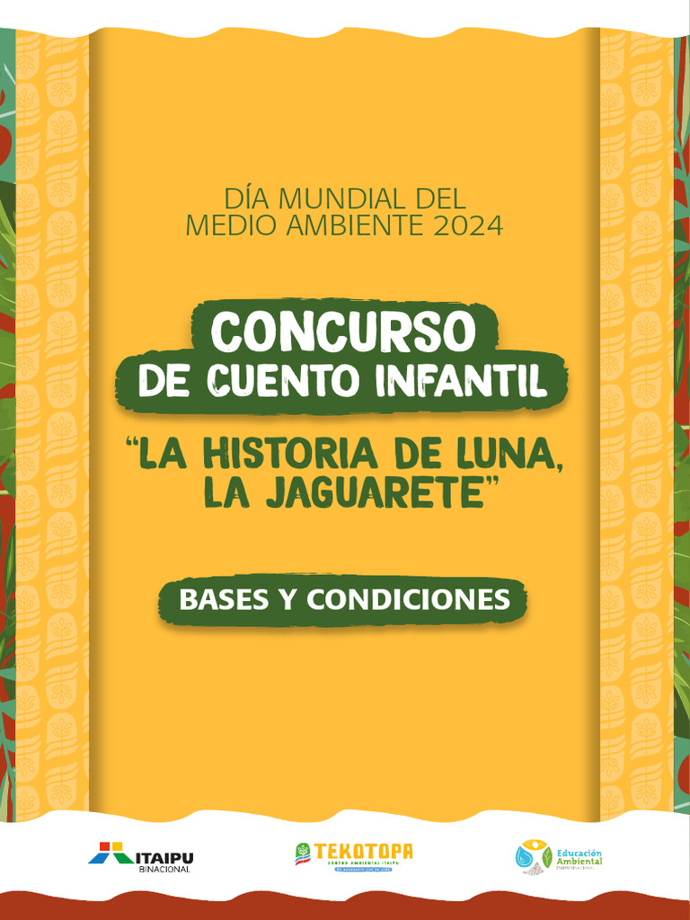 2024-06-05 Bases y Condiciones Concurso de Cuento LUNA 2024 | PDF 2024-06-05 Bases y Condiciones Concurso de Cuento LUNA 2024 | PDF