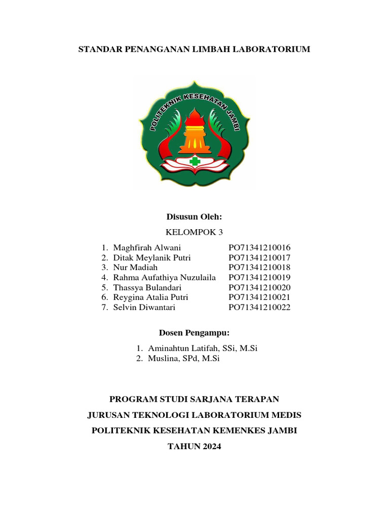 Standar Laboratorium | PDF