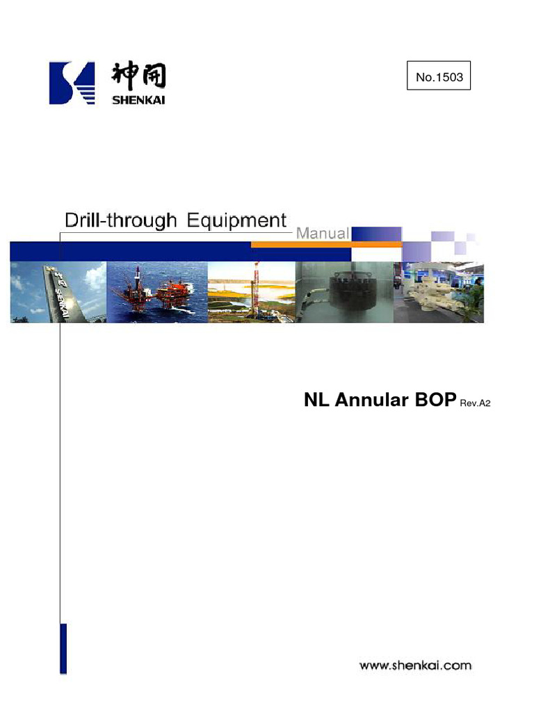 Annular BOP User Manual and Parts List | PDF | Screw | Pump